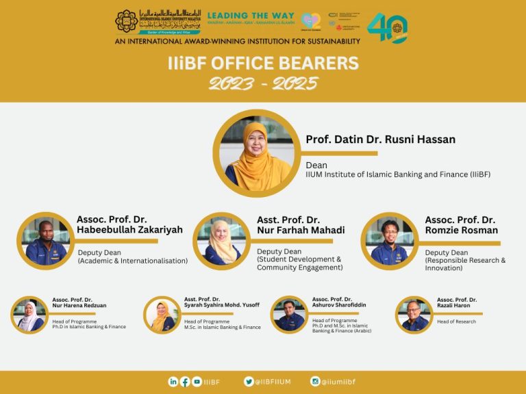 Office Bearers – IIUM Institute of Islamic Banking and Finance