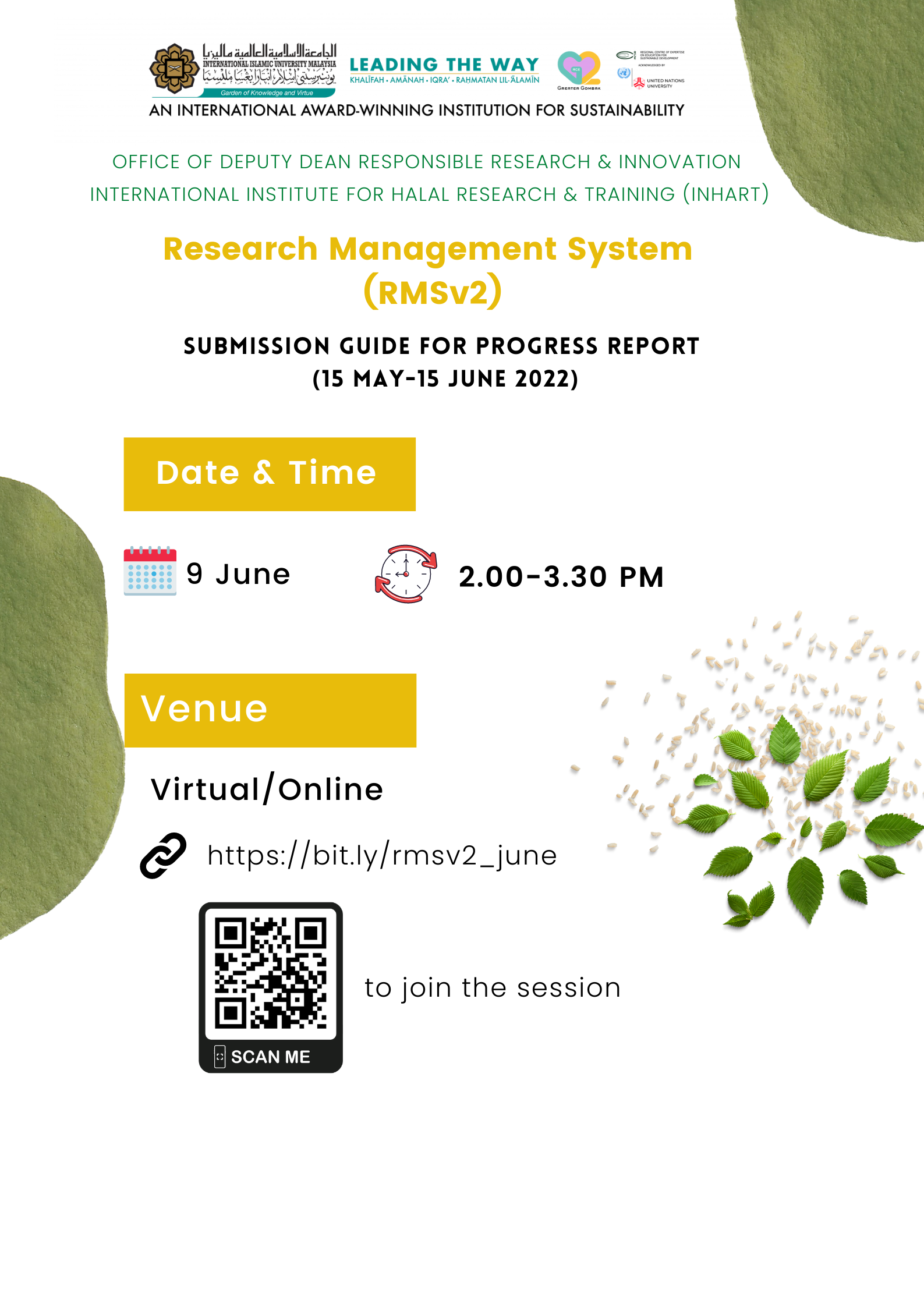 Research Activities – INTERNATIONAL INSTITUTE FOR HALAL RESEARCH AND TRAINING (INHART)