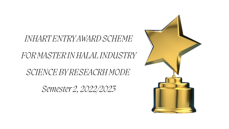 INHART entry awards – INTERNATIONAL INSTITUTE FOR HALAL RESEARCH AND ...